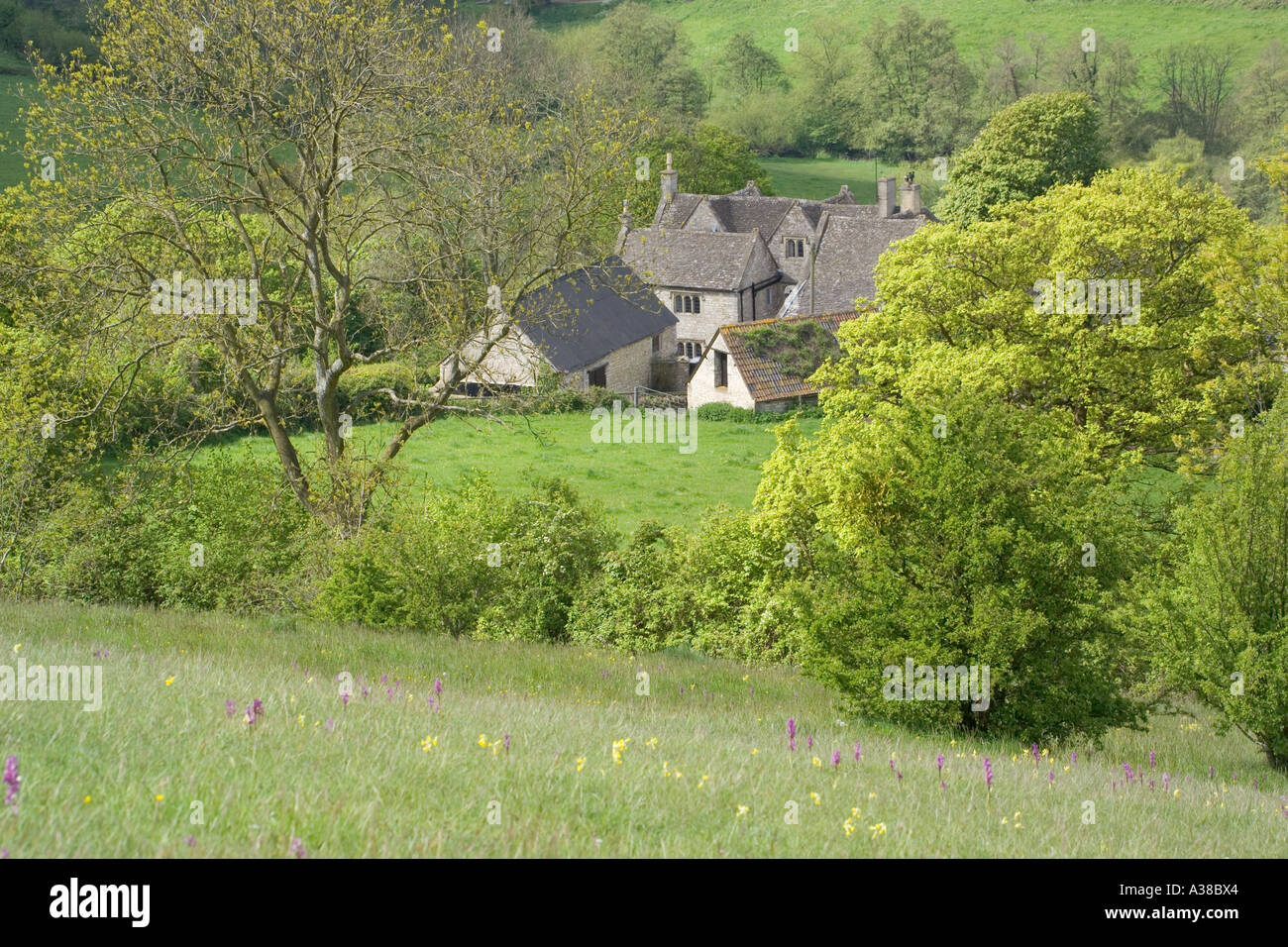 Cotswold countryside house farms hi-res stock photography and images ...