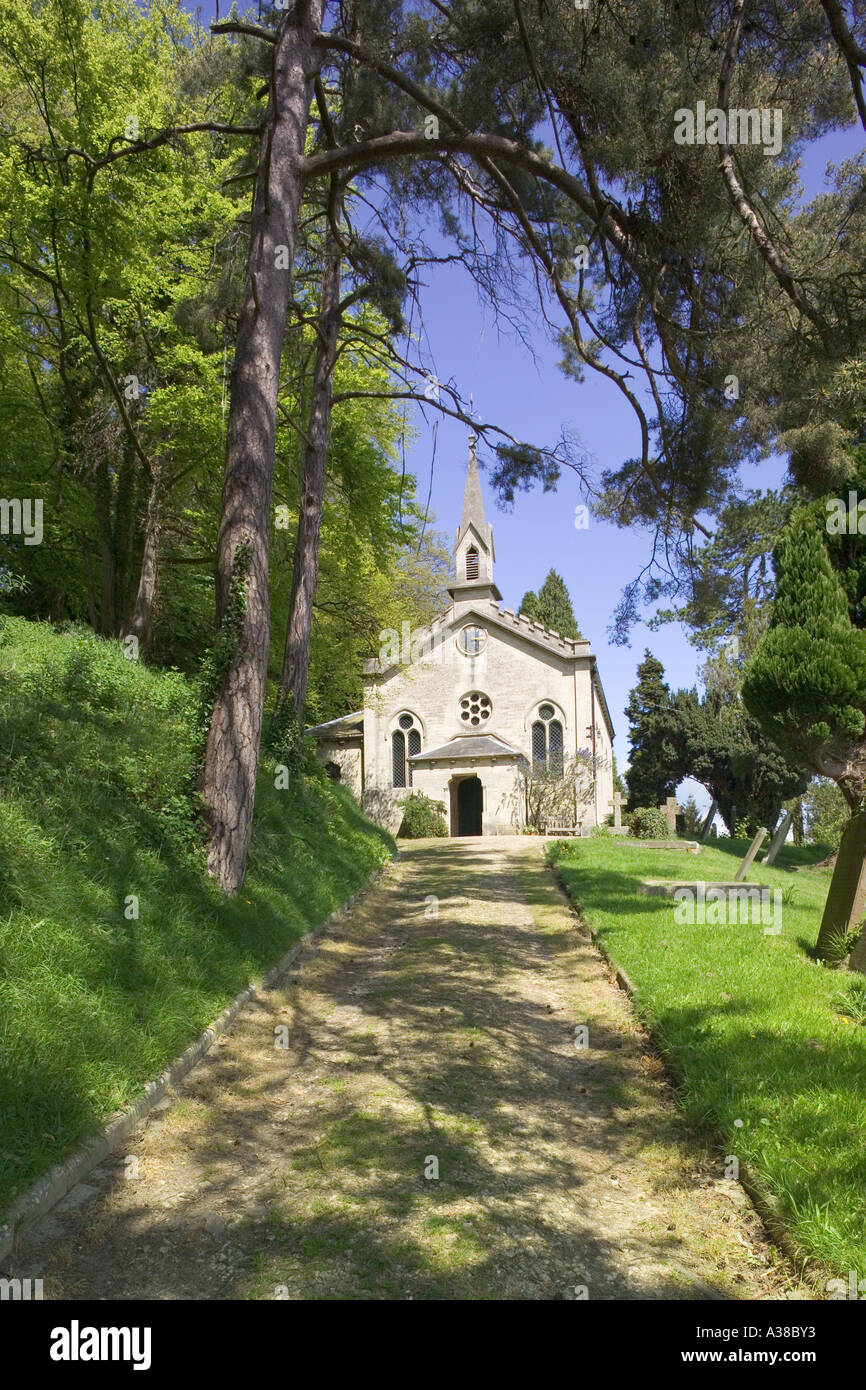 Holy Trinity Church in the Cotswold village of Slad, Gloucestershire ...
