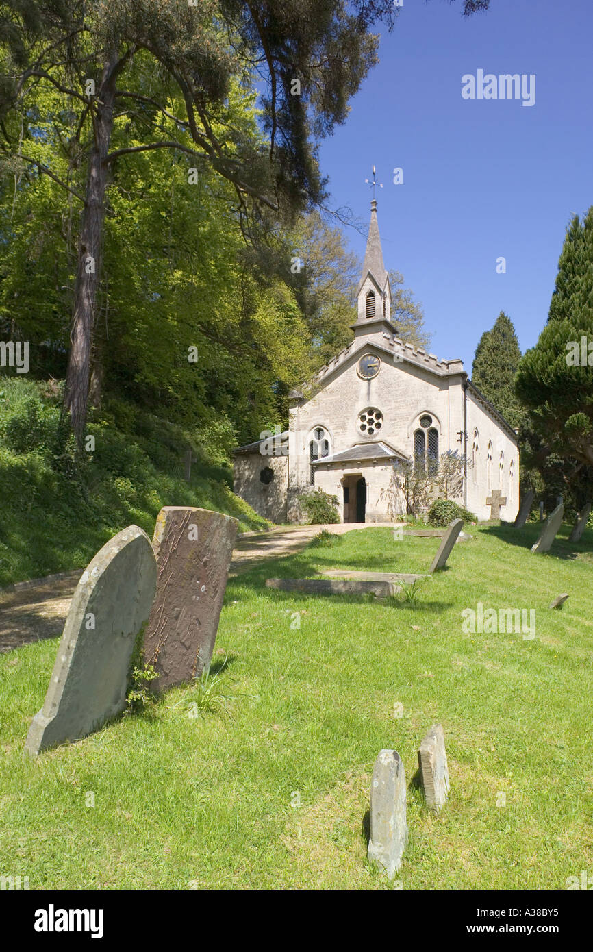 Holy Trinity Church in the Cotswold village of Slad, Gloucestershire ...