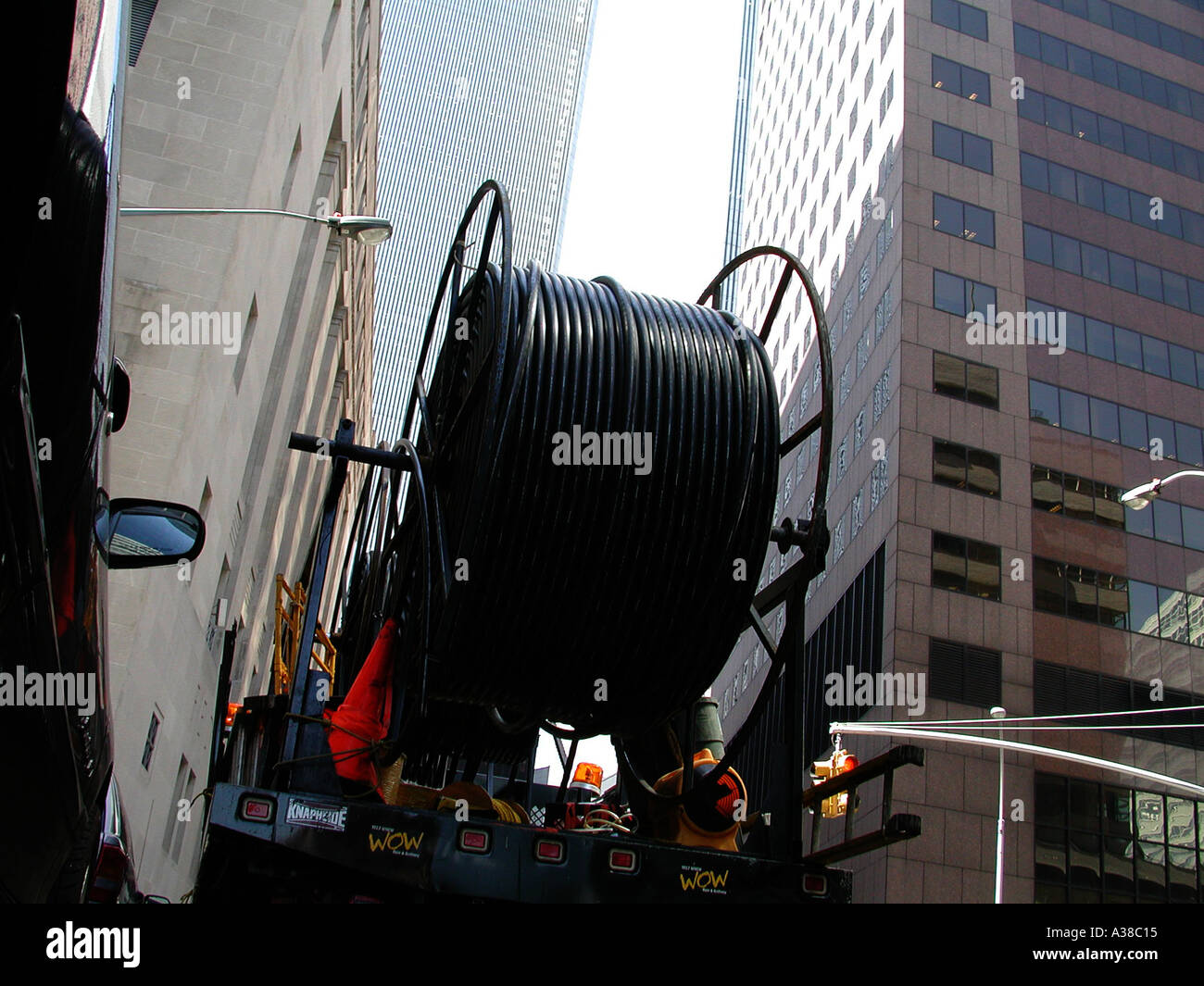 World Trade Center Cable Installation New York City Stock Photo - Alamy