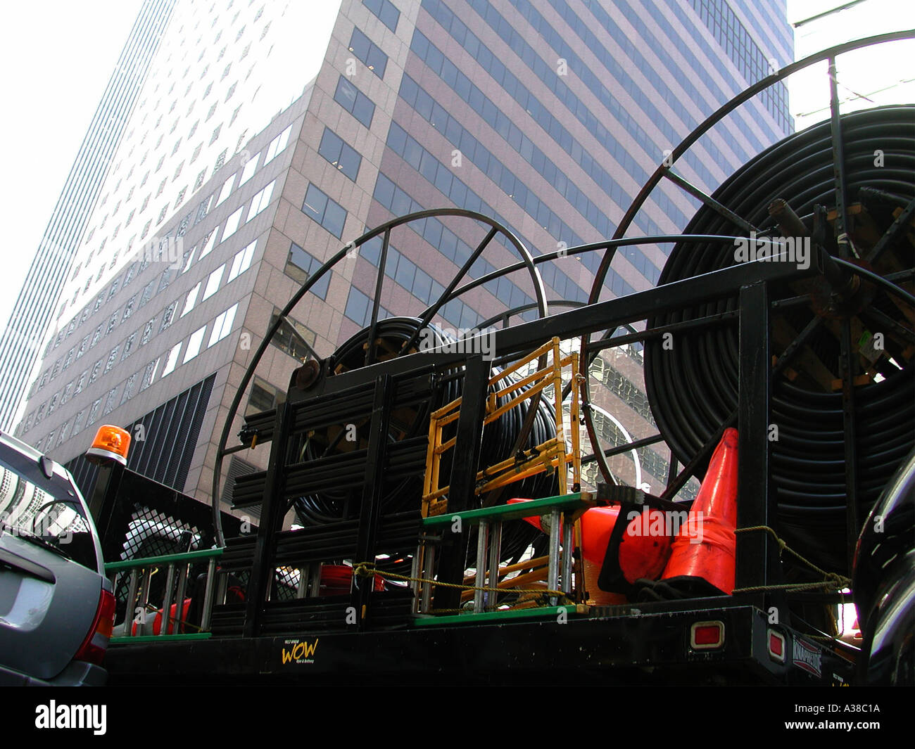 World Trade Center New York City Cable Installation Stock Photo - Alamy