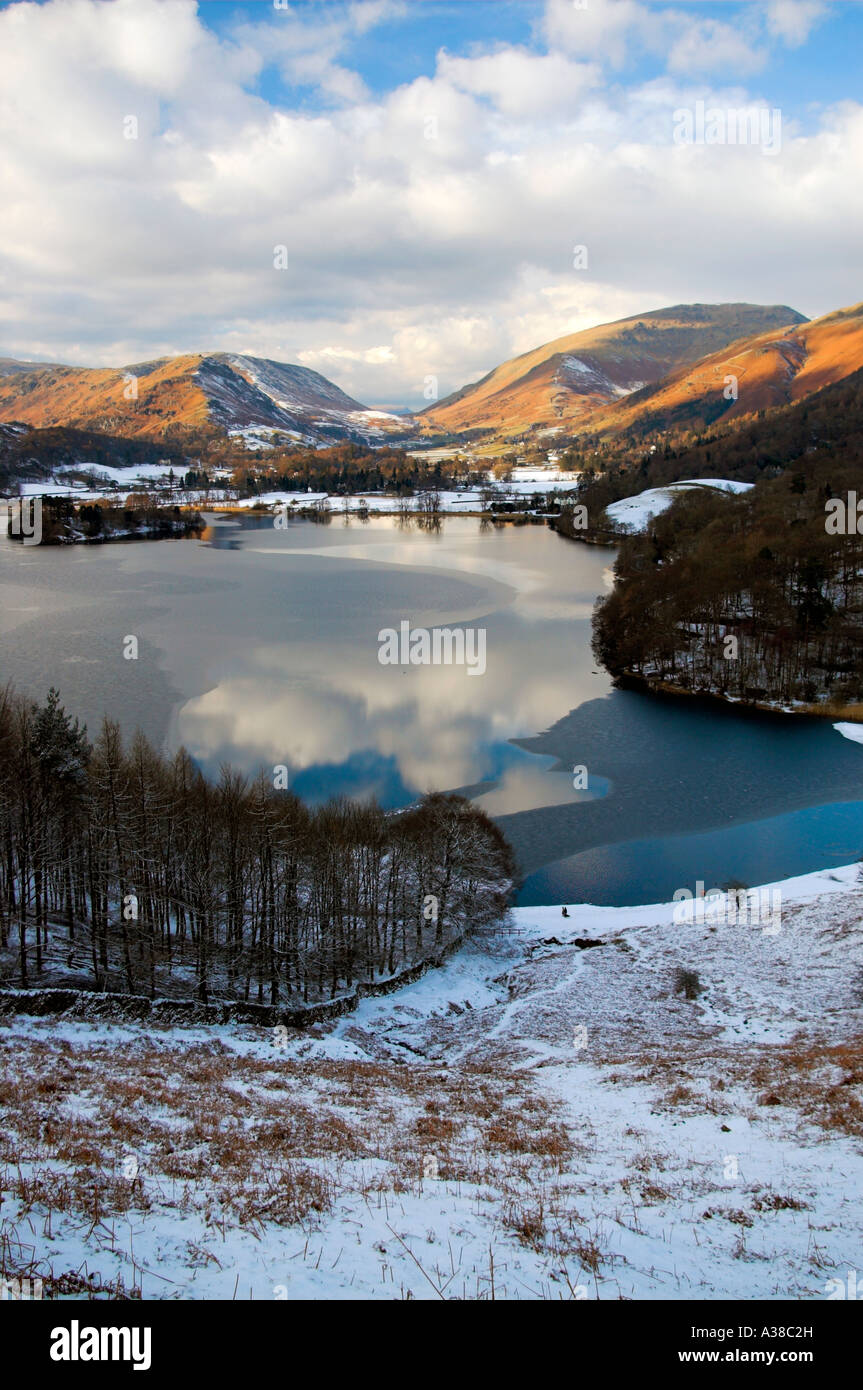 Grasmere in Winter, English Lake District Stock Photo - Alamy