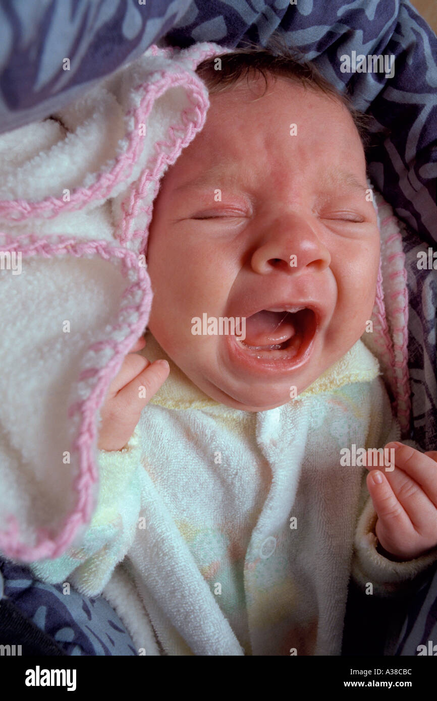 Baby wailing hi-res stock photography and images - Alamy