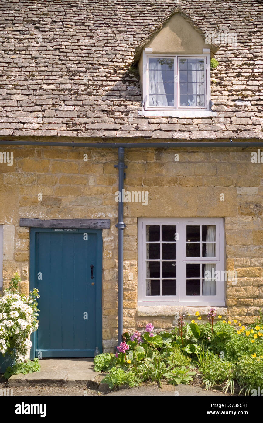Spring Cottage in the Cotswold village of Snowshill Gloucestershire ...