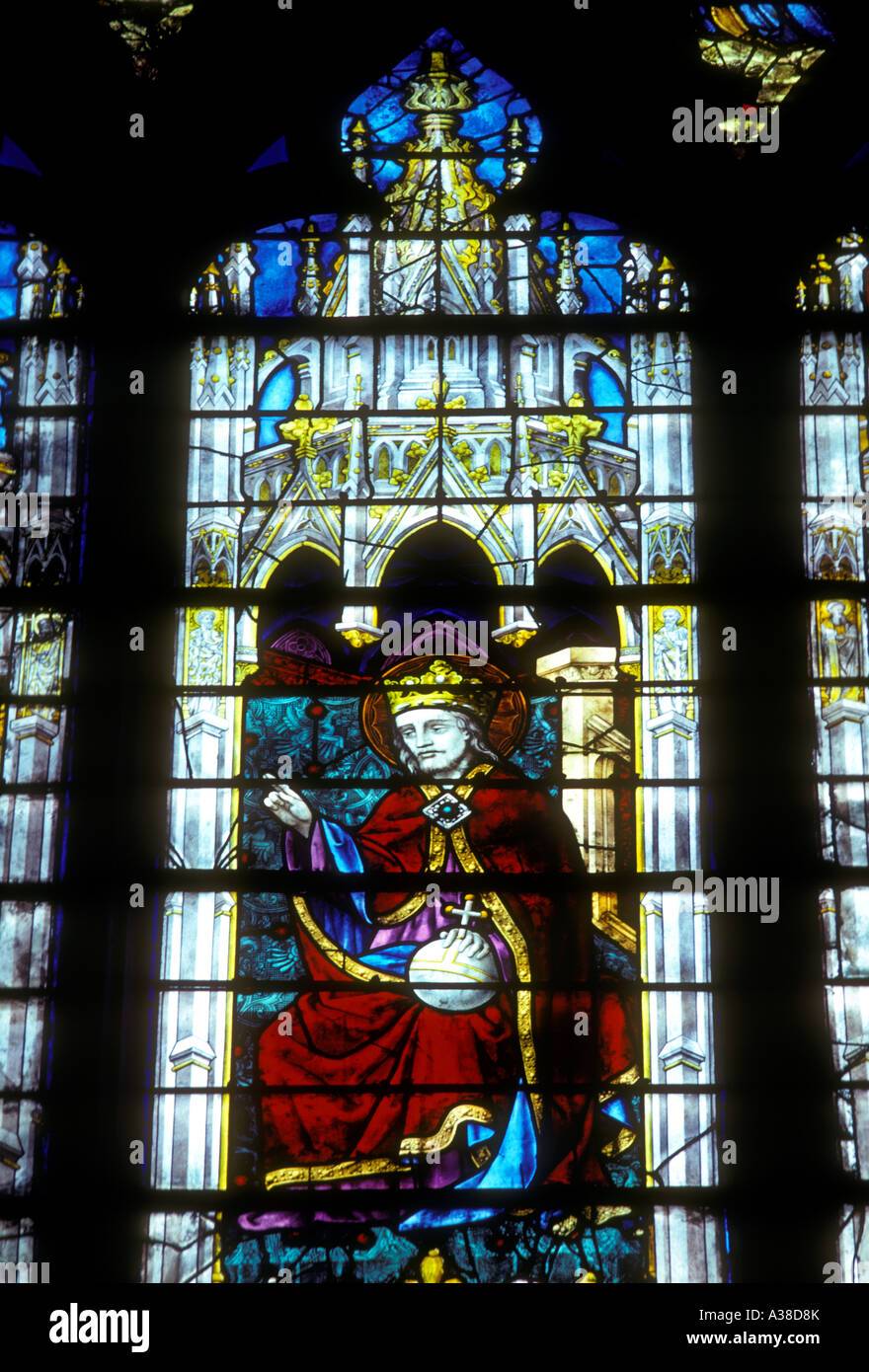 stained glass window, stained glass, Chartres Cathedral, Cathedrale ...