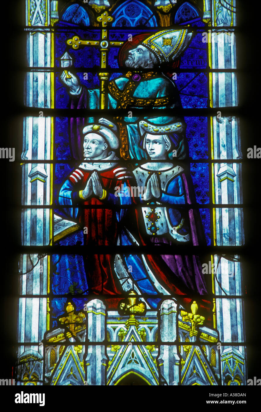 stained glass window, stained glass, Chartres Cathedral, Cathedrale ...
