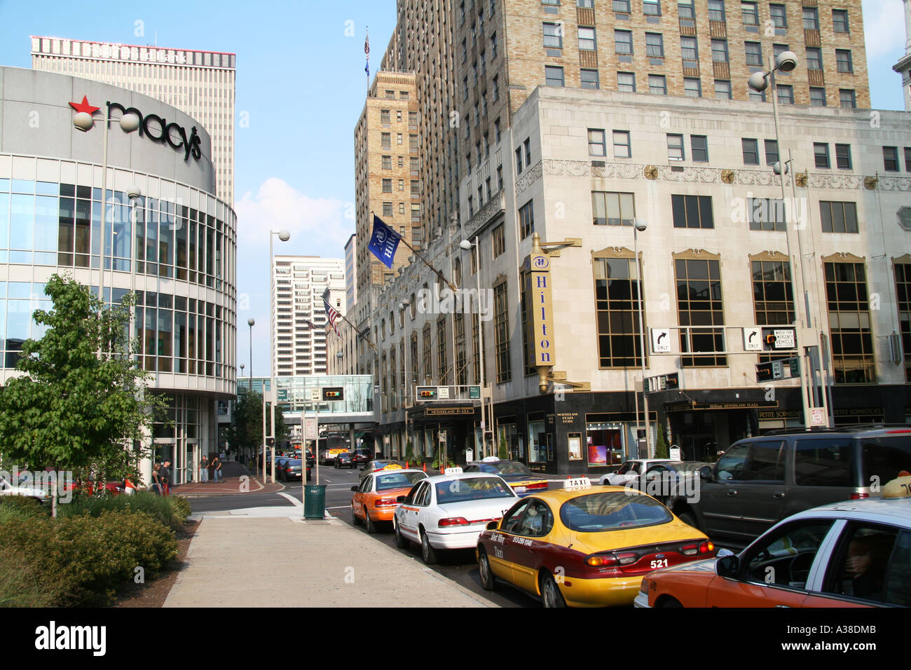 Fifth and Race streets Cincinnati Ohio Stock Photo - Alamy