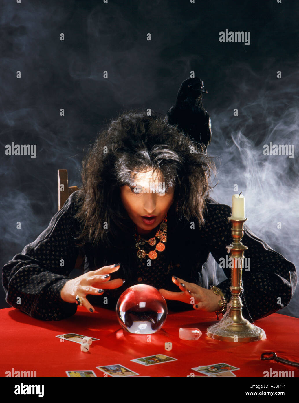 Wahrsagerin. Fortune Teller Stock Photo - Alamy