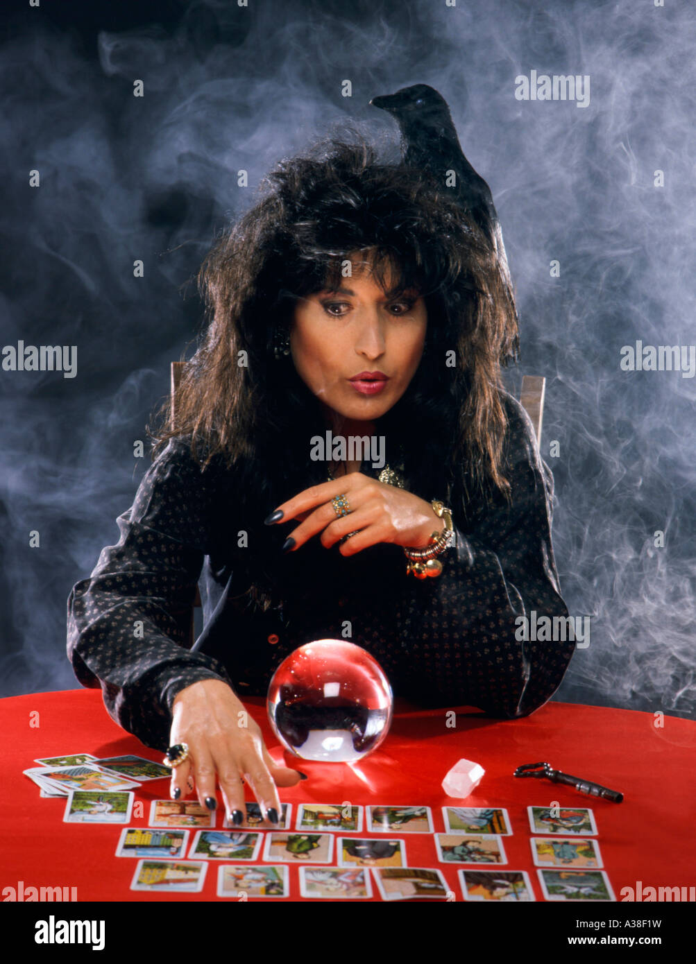 Wahrsagerin. Fortune Teller Stock Photo - Alamy