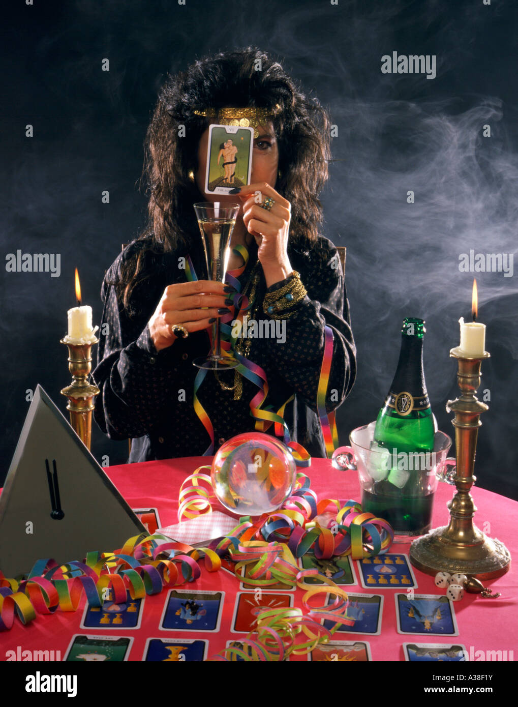 Wahrsagerin. Fortune Teller Stock Photo - Alamy