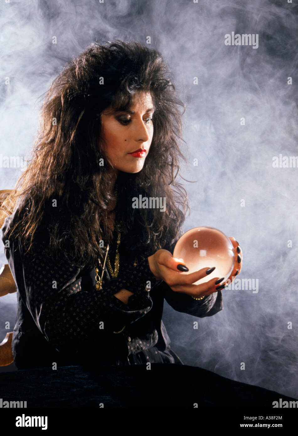 Wahrsagerin. Fortune Teller Stock Photo - Alamy