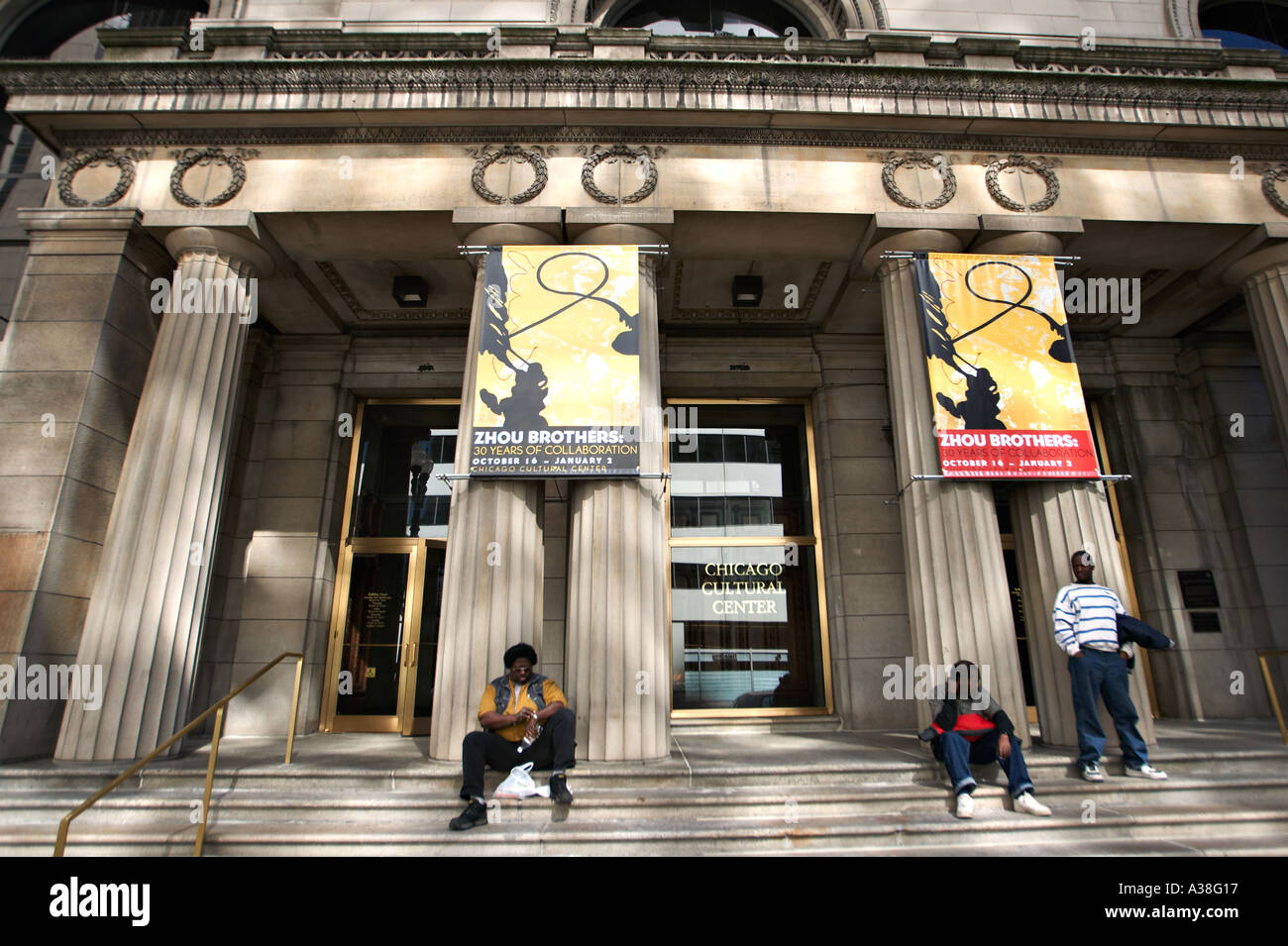 ILLINOIS Chicago Chicago Cultural Center former city library building ...
