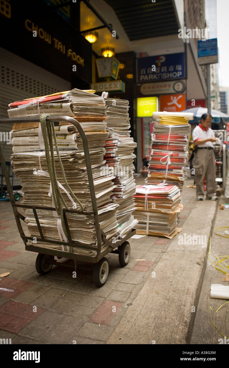 Newspaper delivery trolley news hi-res stock photography and images - Alamy