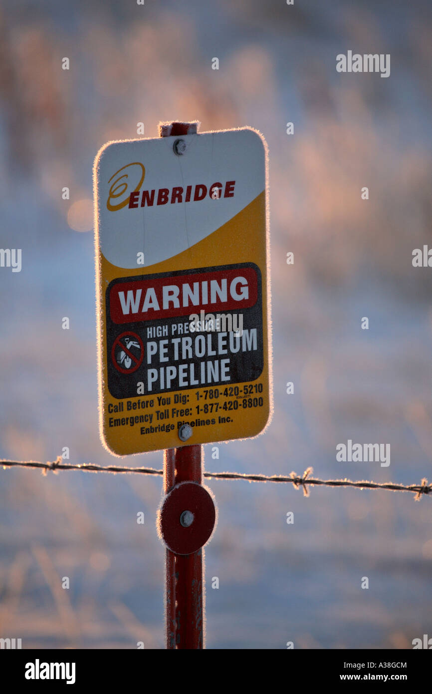 hoar frost on warning sign Stock Photo - Alamy