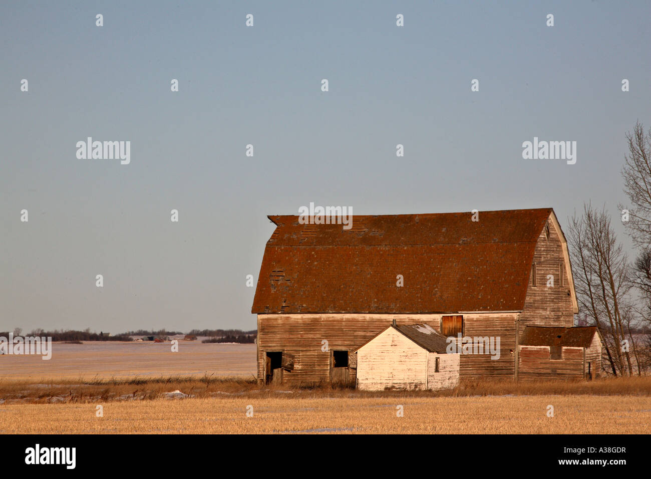 Old homestead winter saskatchewan canada hi-res stock photography and ...