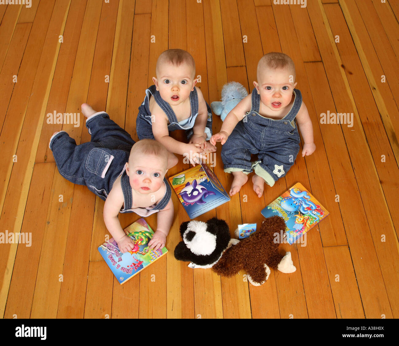 Their triplets hi-res stock photography and images - Alamy