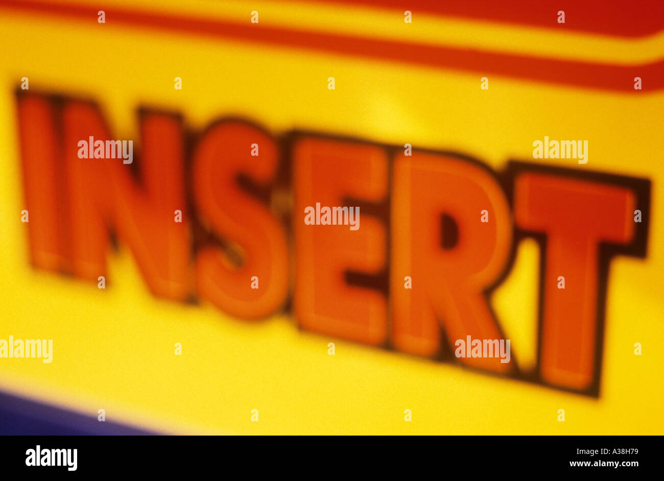 Insert coins hi-res stock photography and images - Alamy