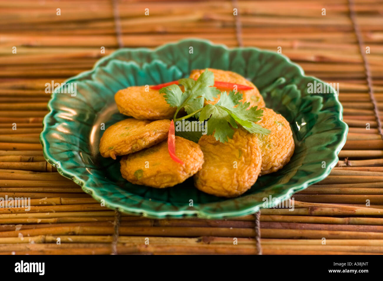 Thai fish cakes Stock Photo - Alamy