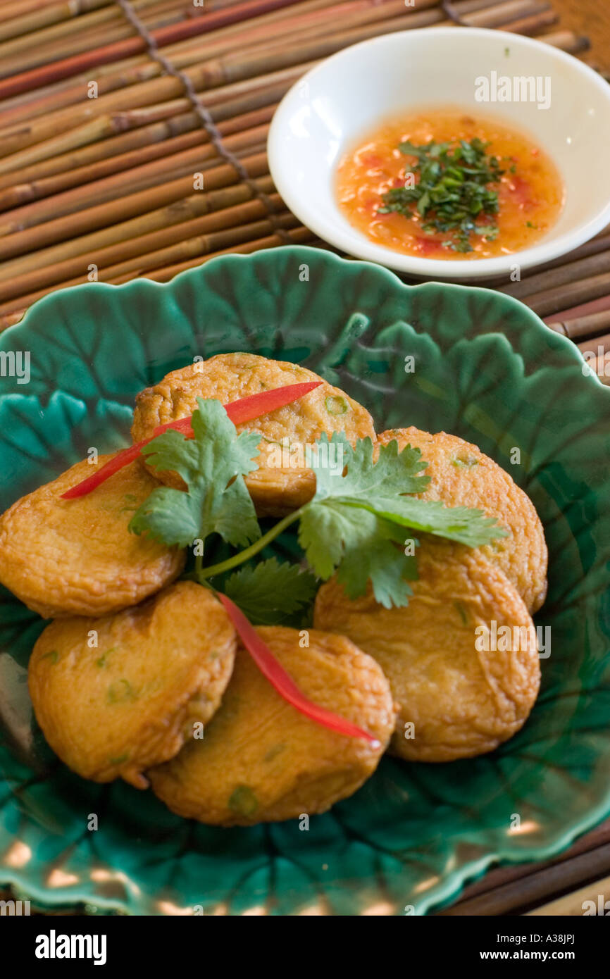 Thai fish cakes Stock Photo - Alamy