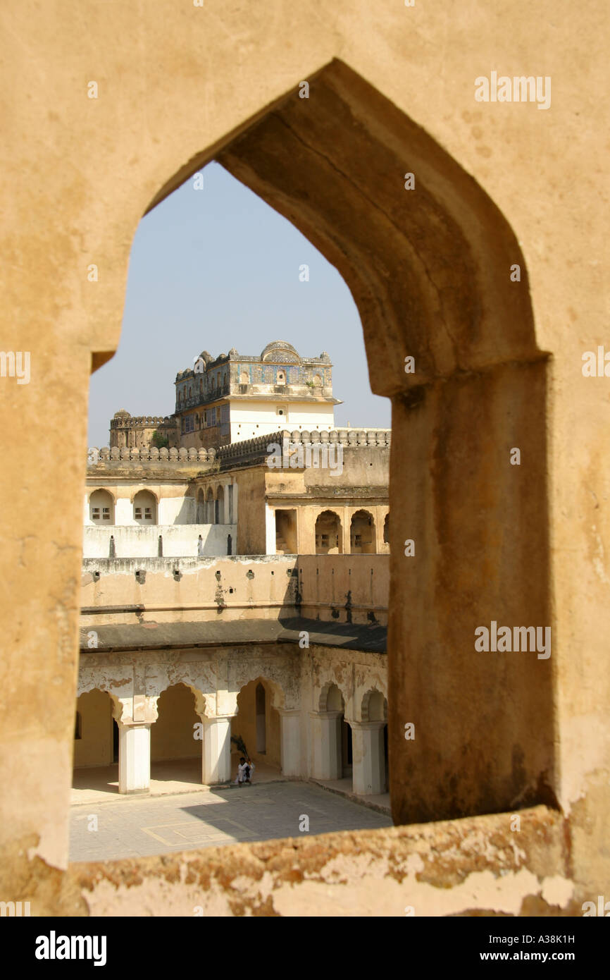Man taking a break from Diwali celebrations in the courtyard below of ...