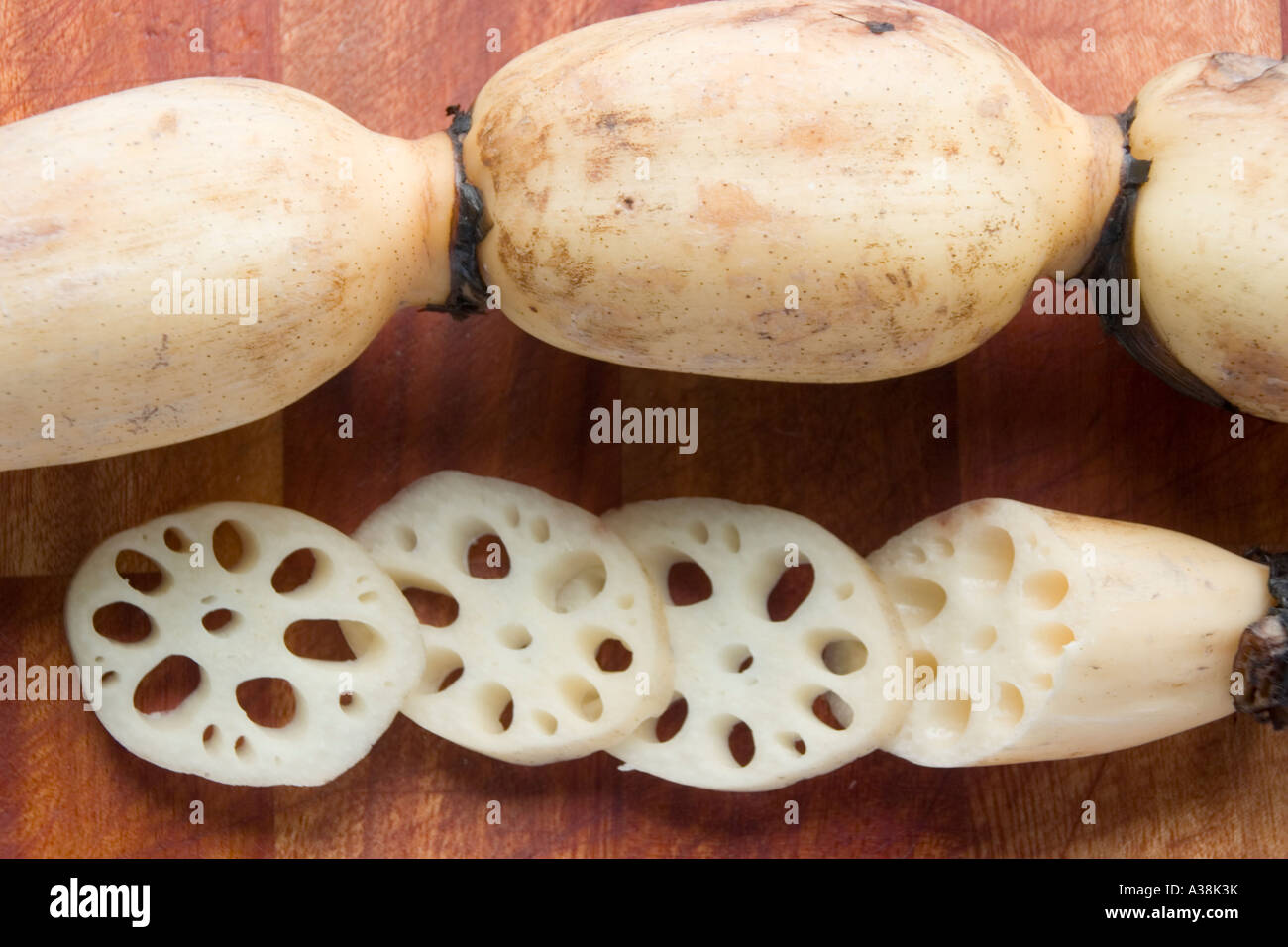 The Asian vegetable Lotus root Stock Photo - Alamy