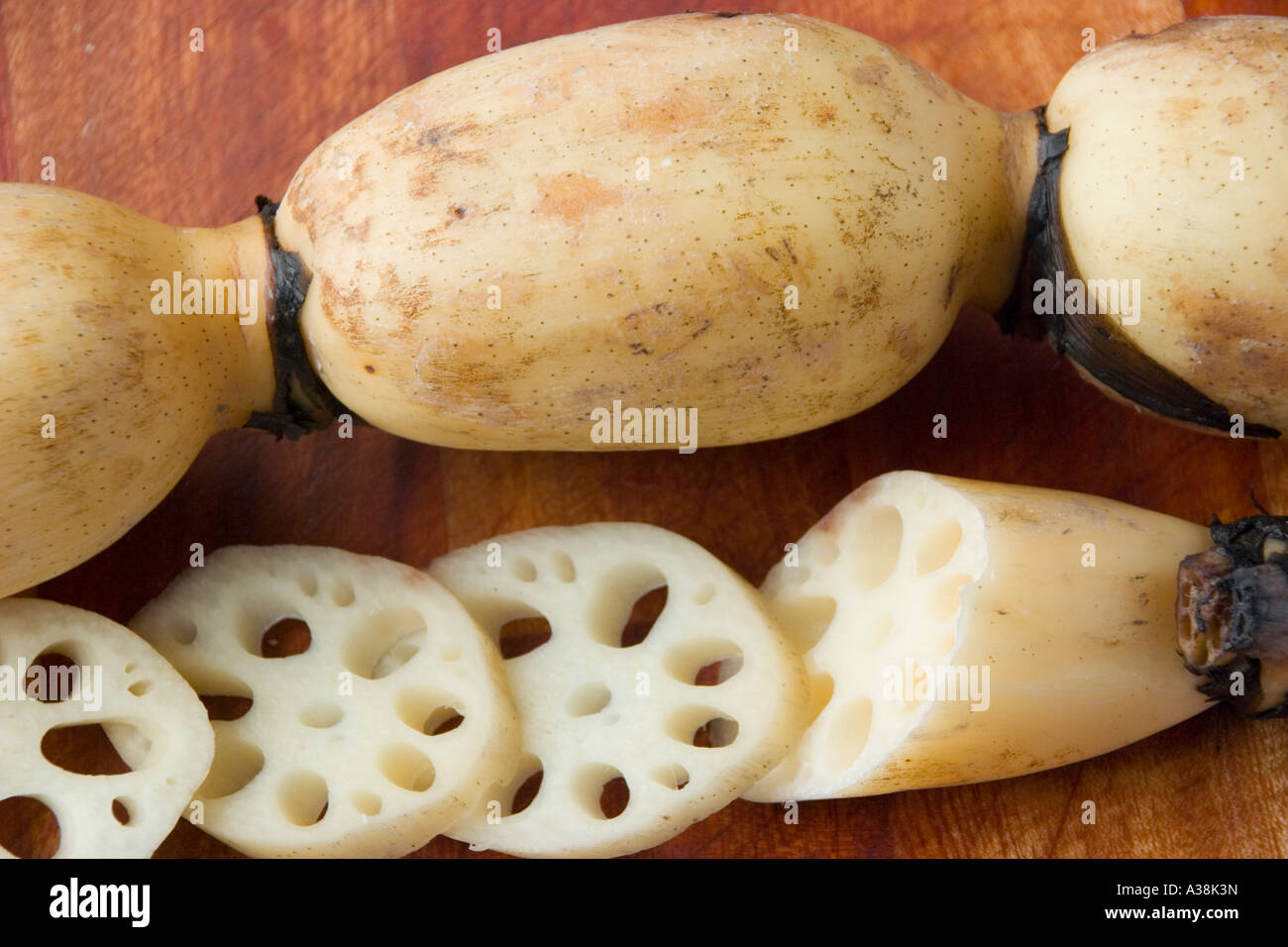The Asian vegetable Lotus root Stock Photo - Alamy