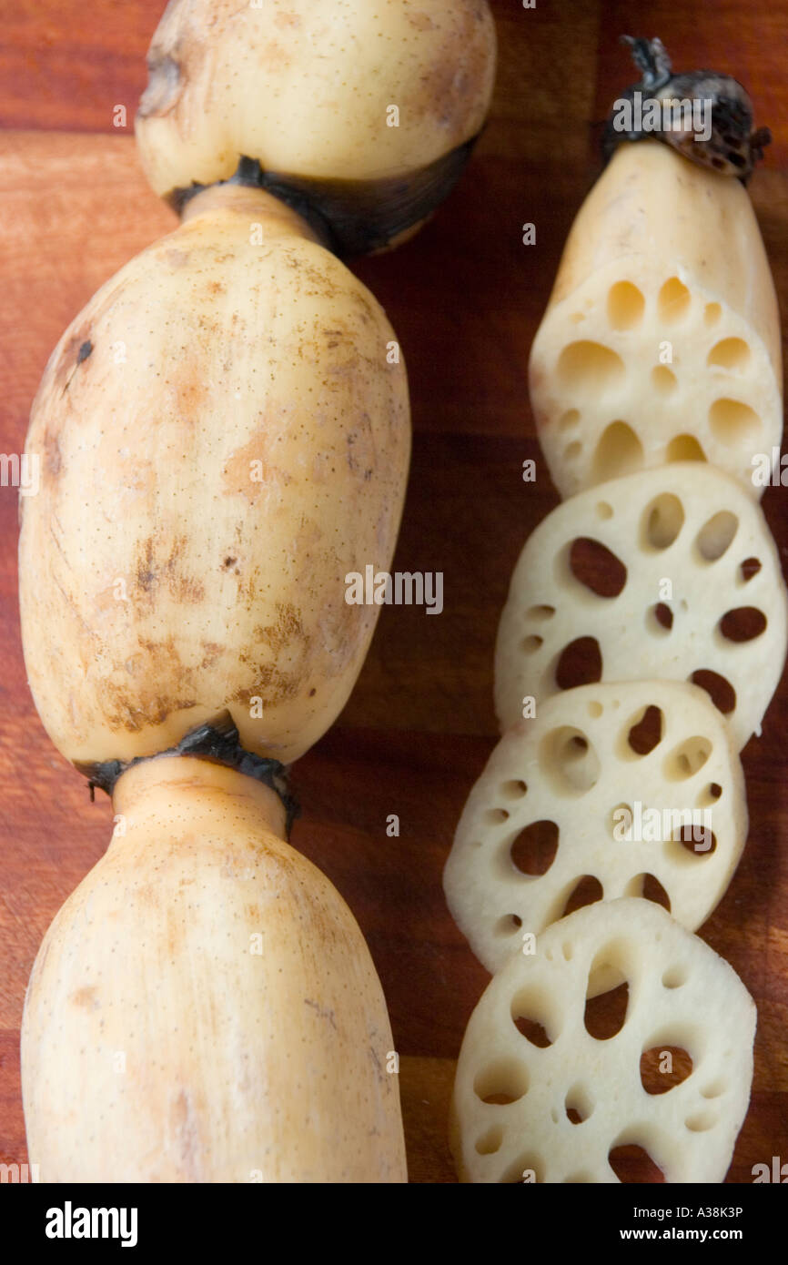 The Asian vegetable Lotus root Stock Photo - Alamy