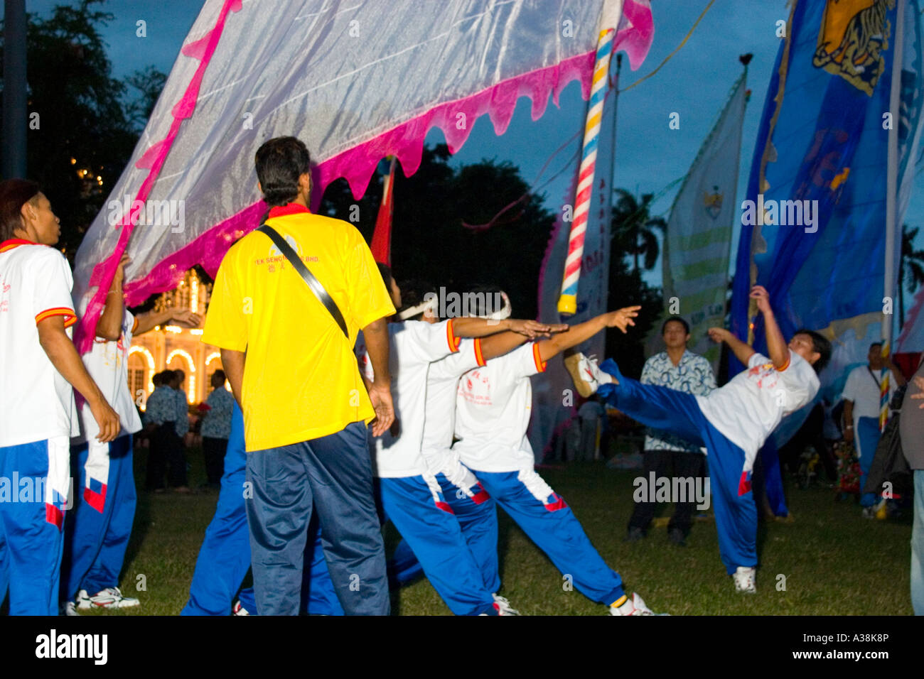 The Chingay Festival in Penang Malaysia Stock Photo - Alamy