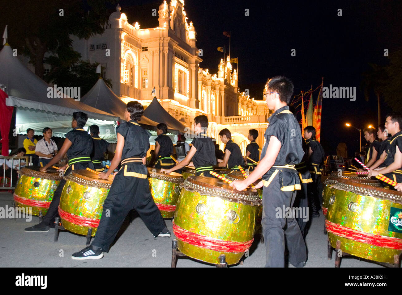 The Chingay Festival in Penang Malaysia Stock Photo - Alamy