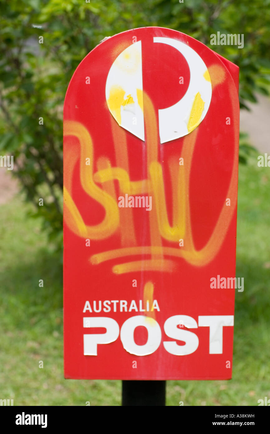 Australian post box Stock Photo - Alamy