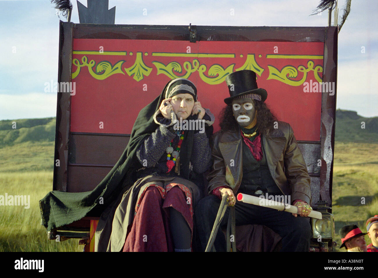 Papa Lazarou and wife on The League of Gentlemen set near Hadfield ...