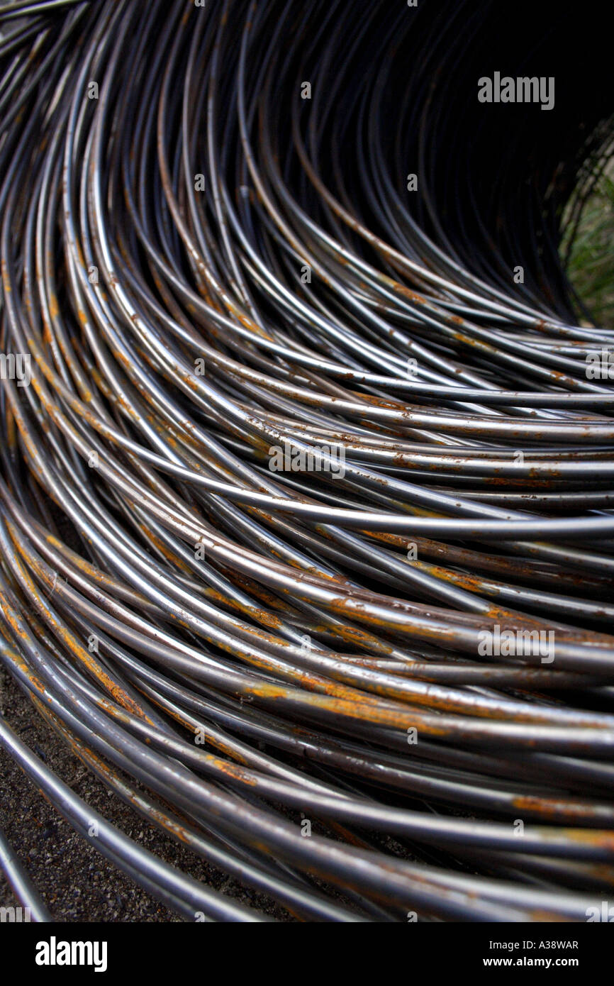 Coil of wire Stock Photo - Alamy