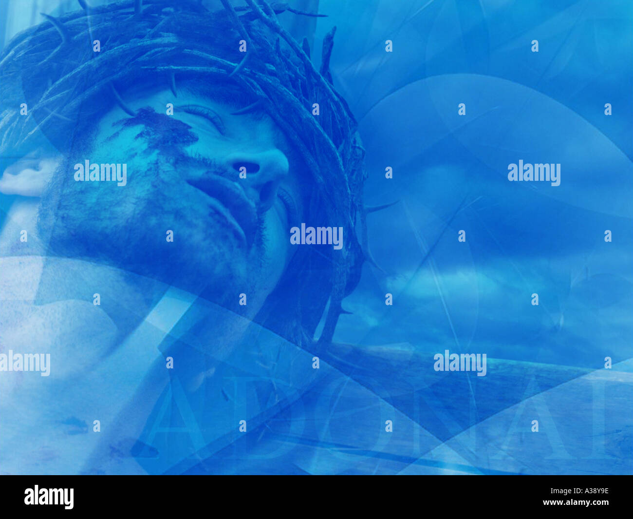 Jesus king cross crown hi-res stock photography and images - Alamy