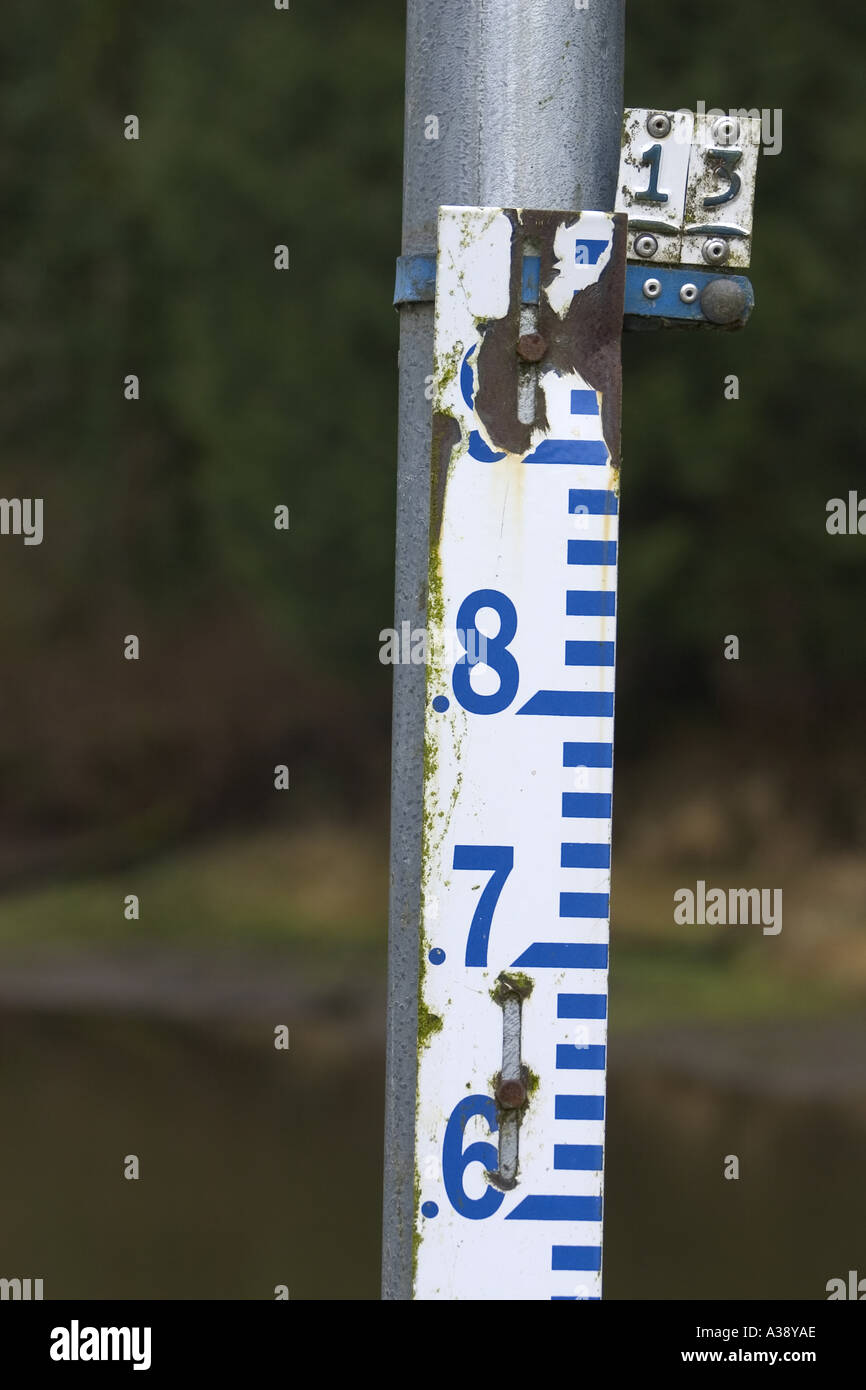 Rusted measuring rod Stock Photo - Alamy