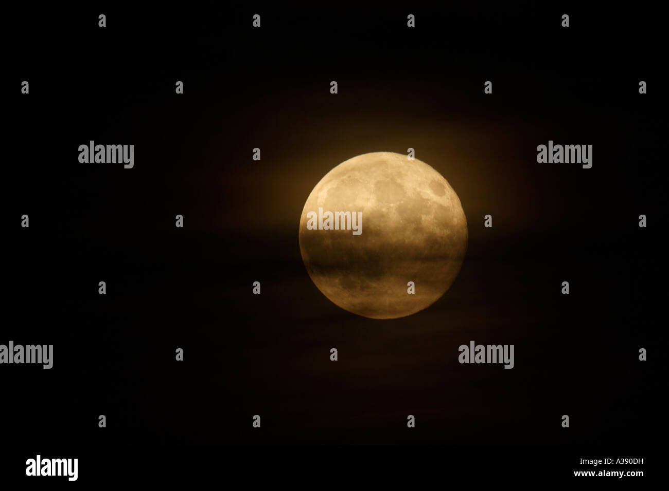 Bright full moon on cloudy hi-res stock photography and images - Alamy