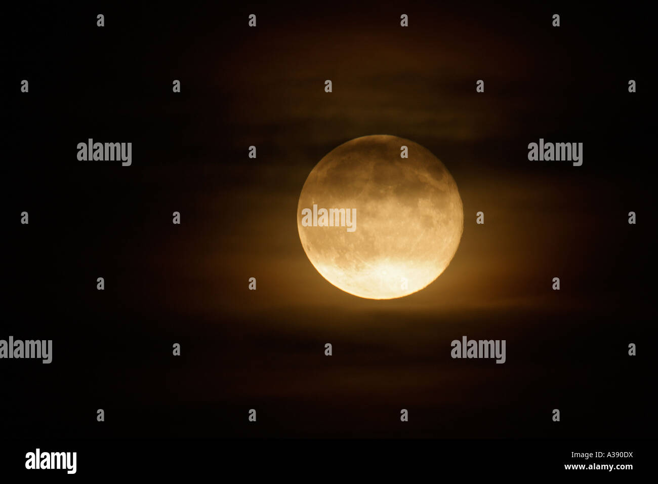 Bright full moon mysterious mist hi-res stock photography and images ...
