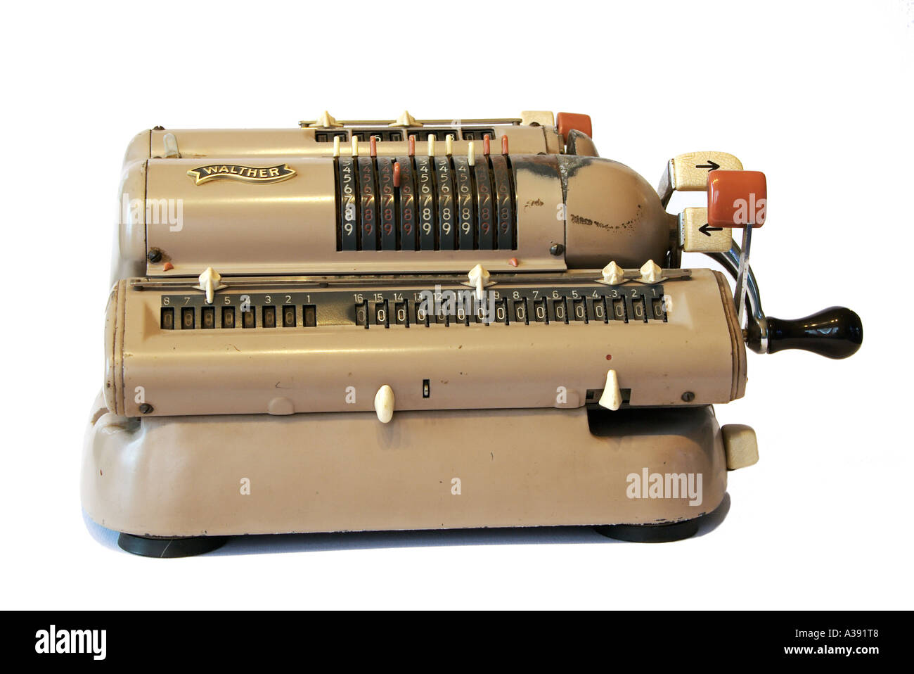 Old calculating machine hi-res stock photography and images - Alamy