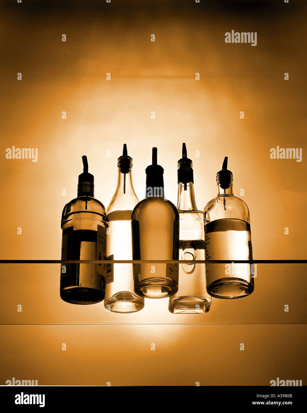 Assorted bottles alcohol drinks hi-res stock photography and images - Alamy