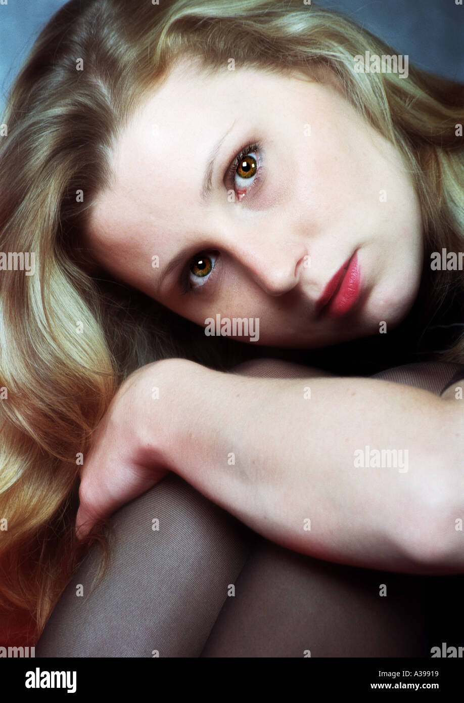 High contrast female model portrait hi-res stock photography and images ...