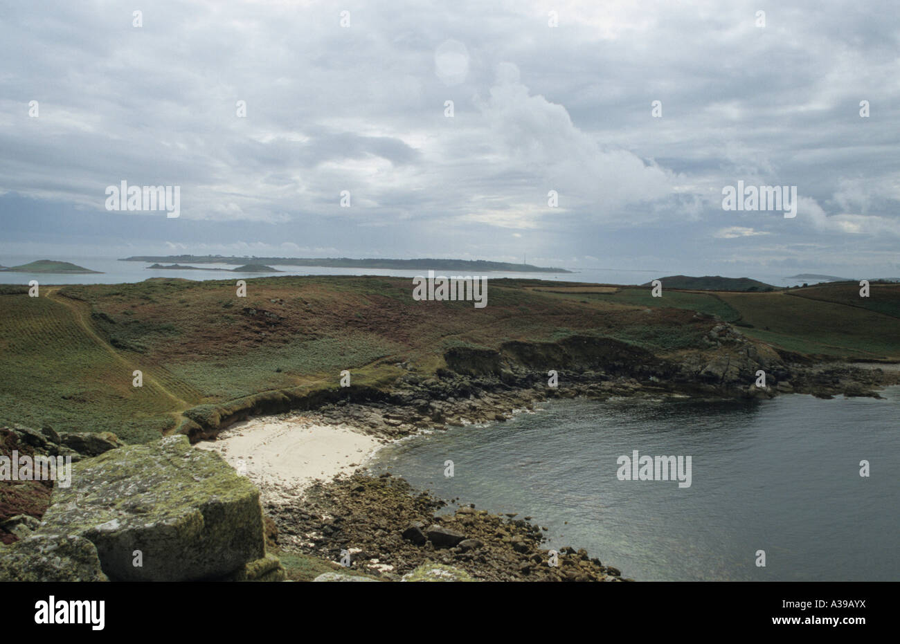 the cliffs of St Martin s island Scilly Islands Cornwall England UK ...