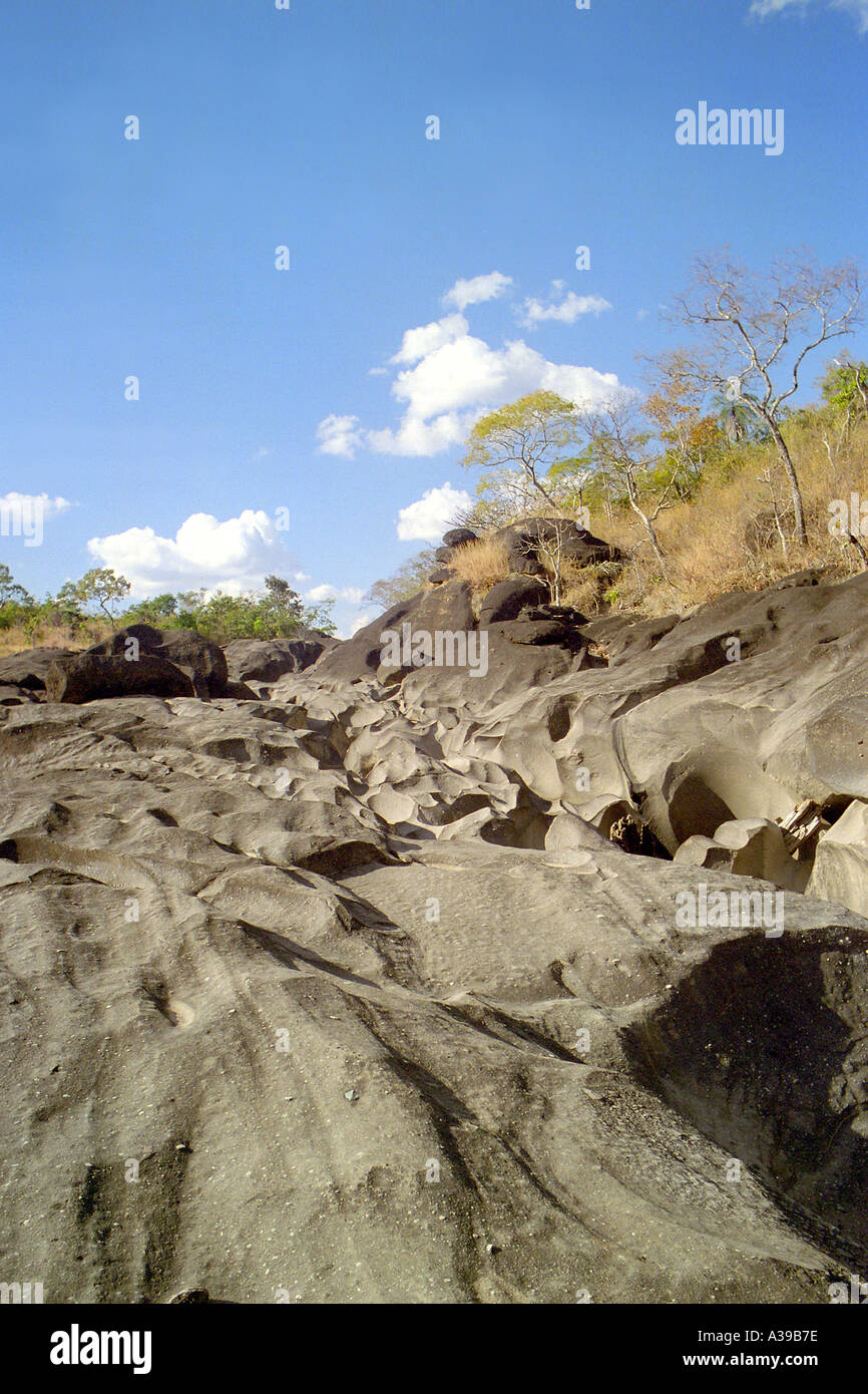 Vale da Lua Moon Valley in Parque Nacional da Chapada dos Veadeiros ...