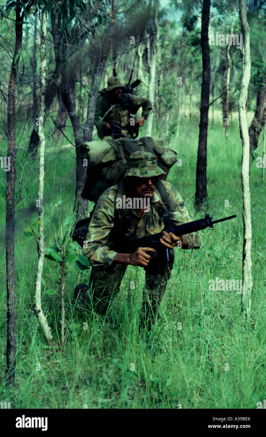 Australian diggers train at Shoalwater bay Queensland Australia SIP ...
