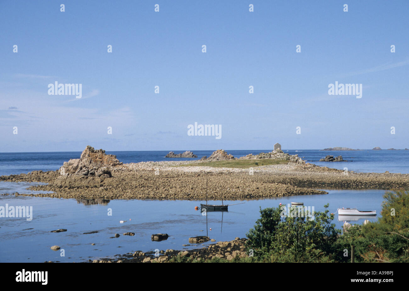 Beach on St Agnes Scilly Islands Scillies Cornwall UK England Stock ...