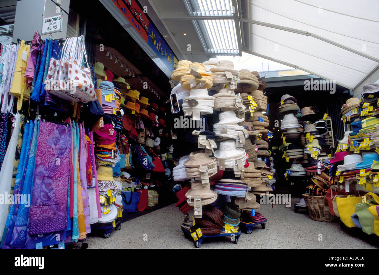 Hat Shop Noosa Queensland Australia Stock Photo - Alamy