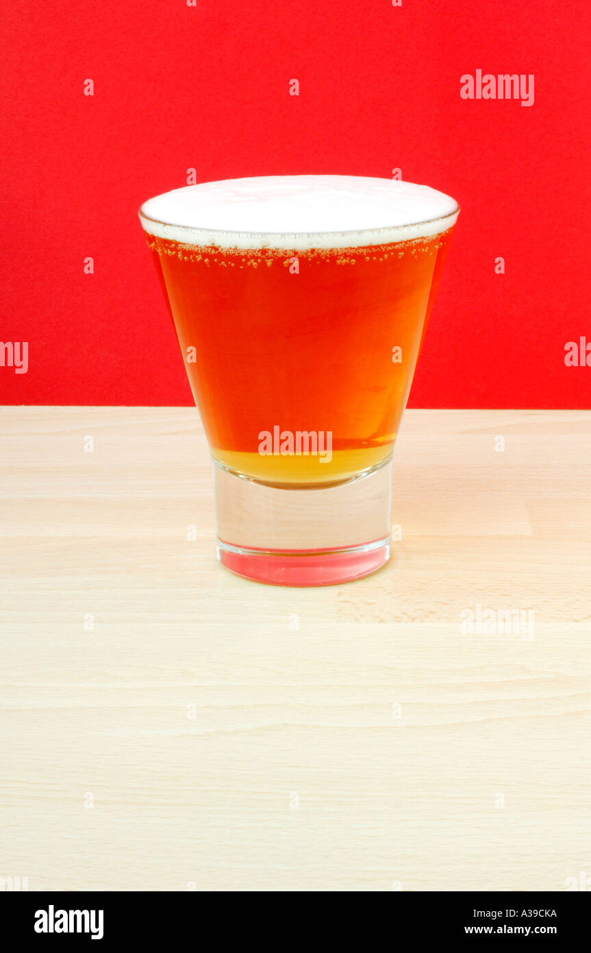 Glass red beer hi-res stock photography and images - Alamy
