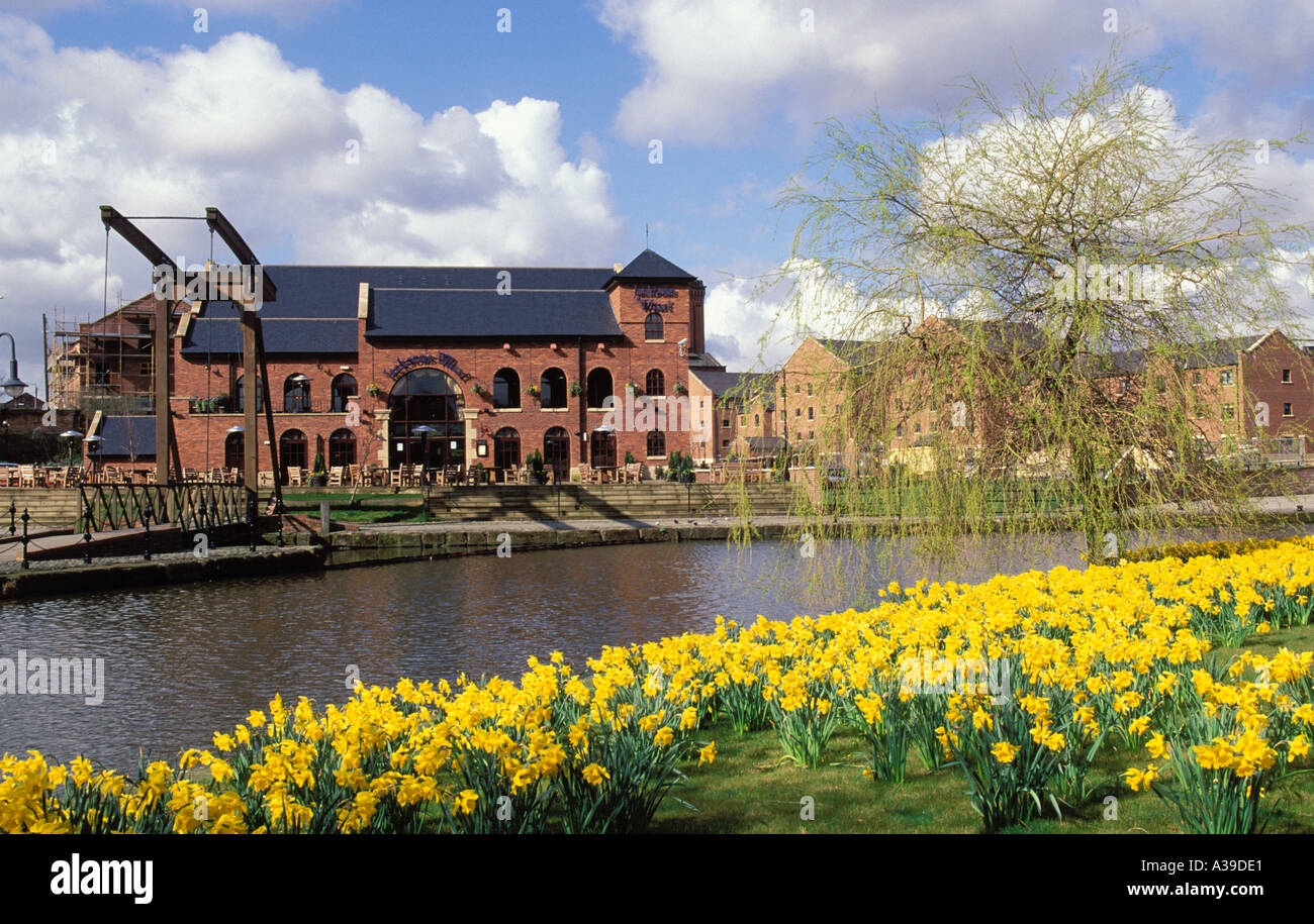 The canal Castlefield Manchester Stock Photo - Alamy