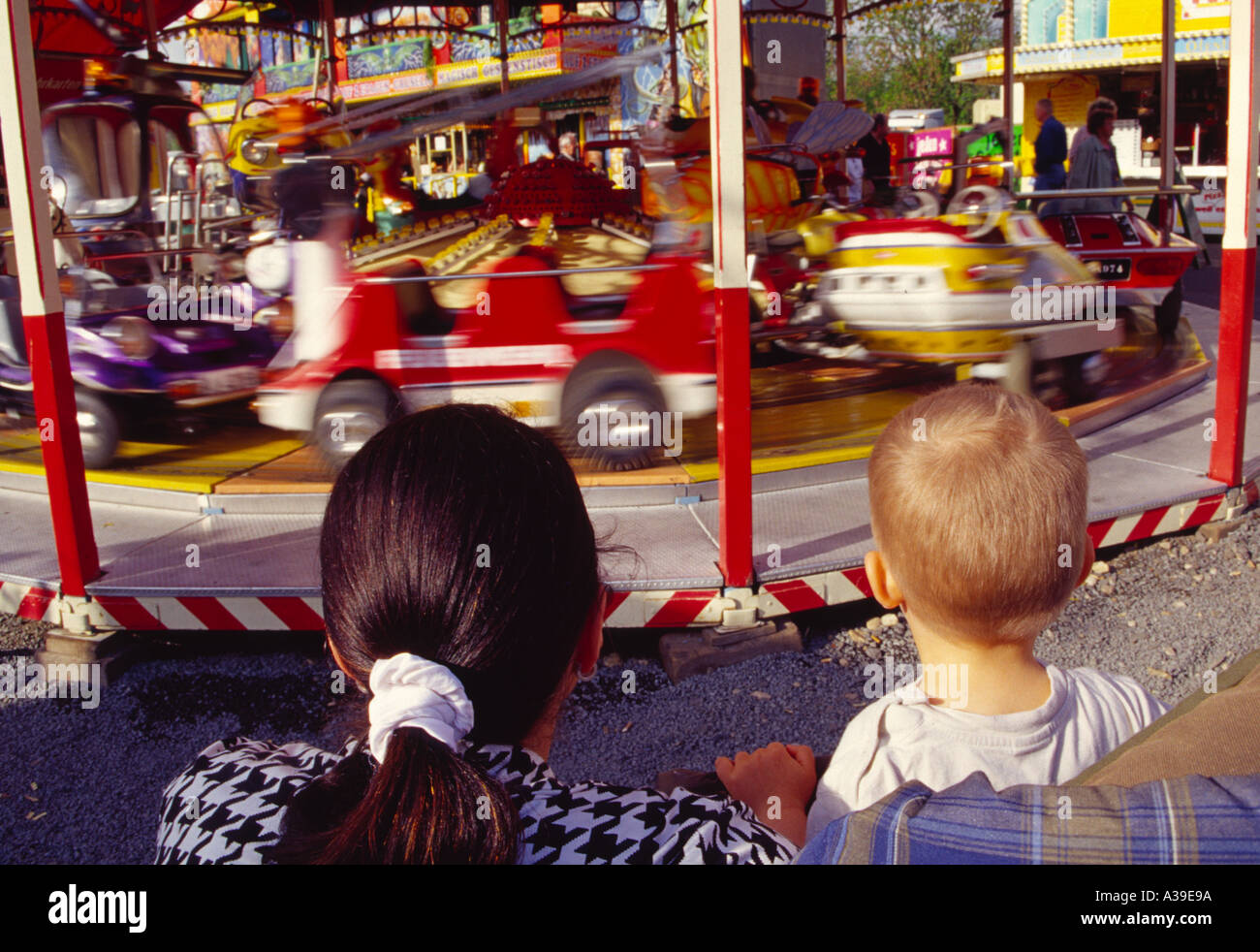 Marry go round Stock Photo - Alamy