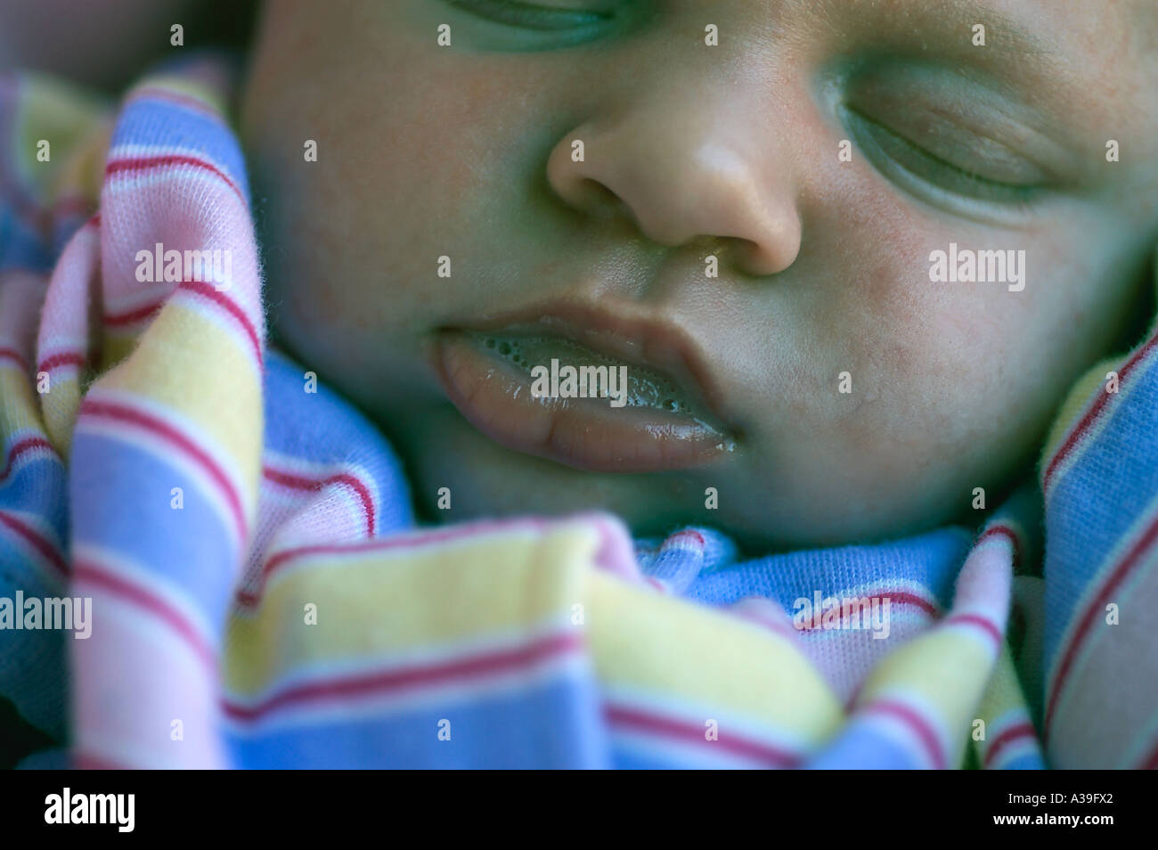 newborn baby face Stock Photo - Alamy