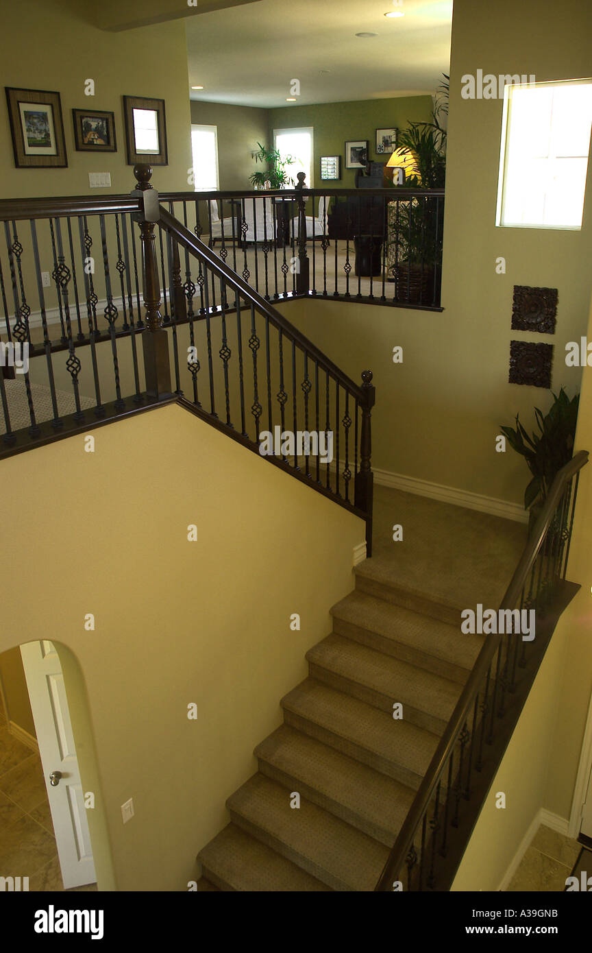 home interior stairs Stock Photo - Alamy