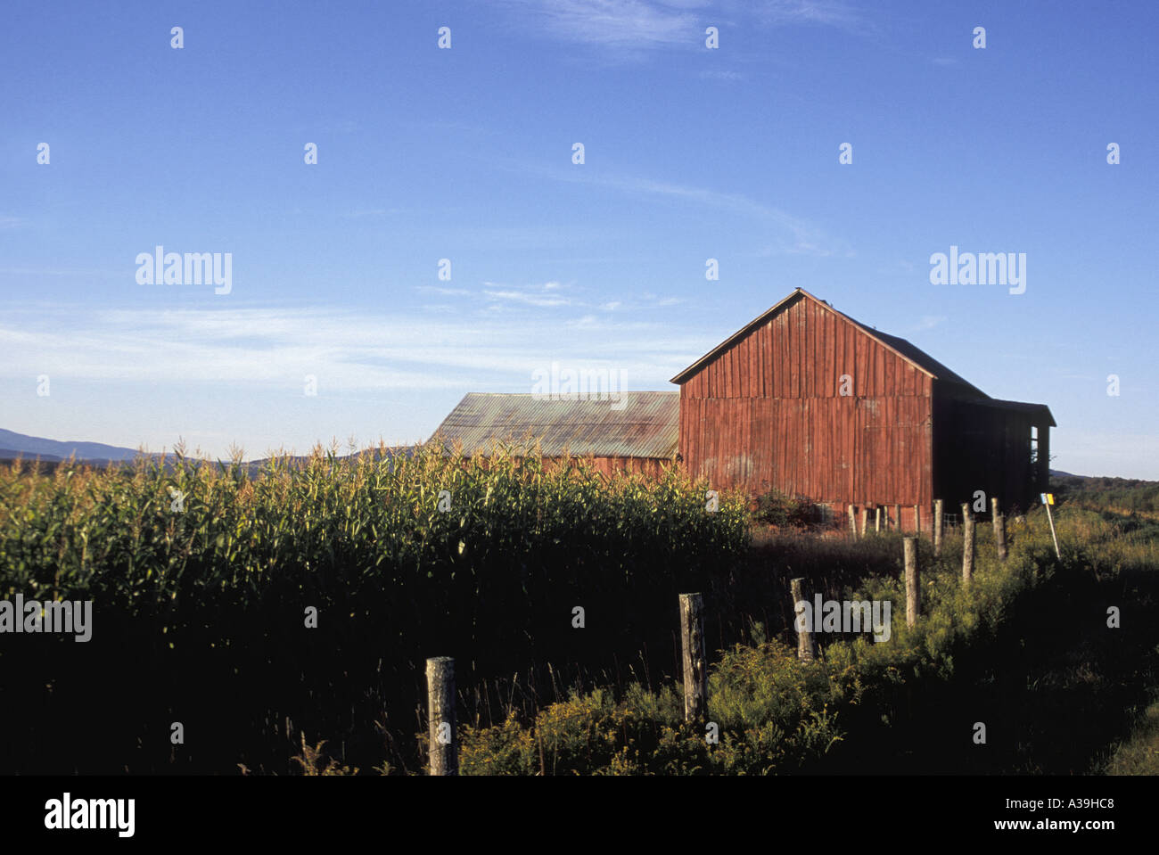 Wide open farmland Stock Photo - Alamy